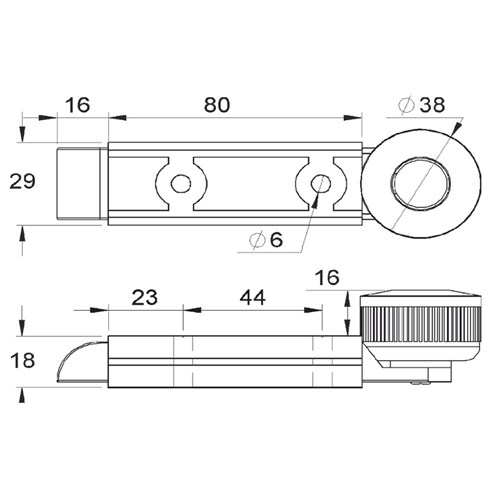 Best Slam Latch Moulded End Lock Plastic Finger Pull | UES Hardware ...