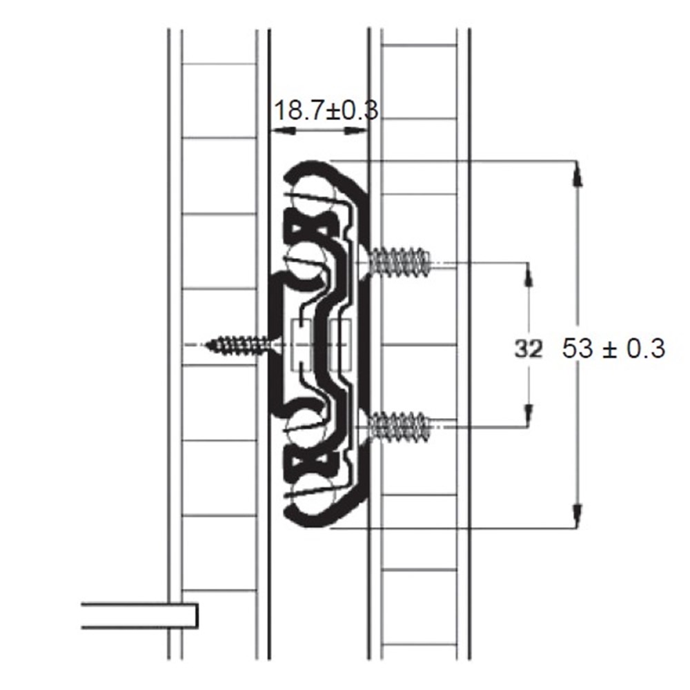 Best Drawer Slides Medium Duty 600mm Locking 125kg - Pair | UES Hardware - UES Hardware NZ