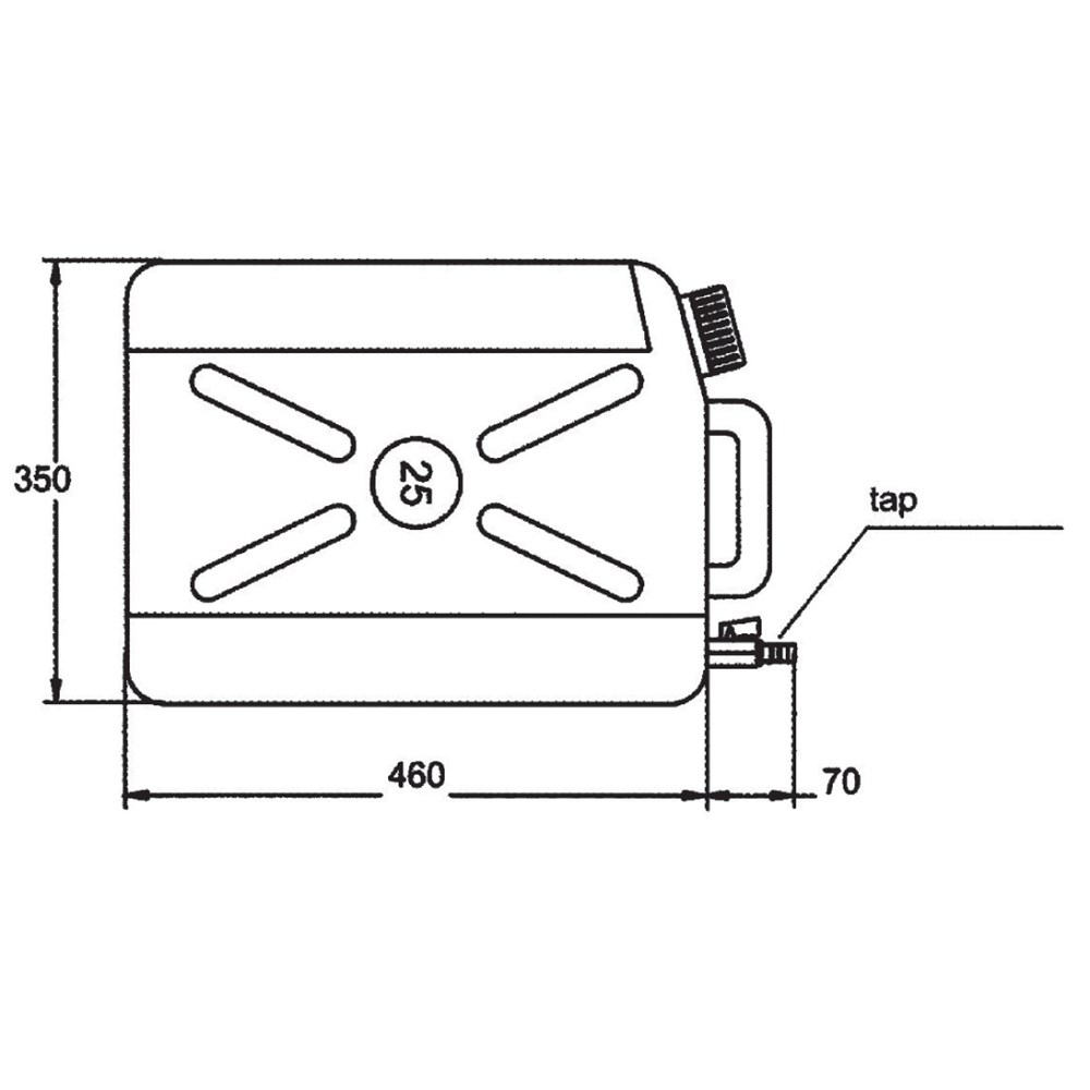 Best Water Tank 25L White Polyurethane No Soap Dispenser | UES Hardware ...